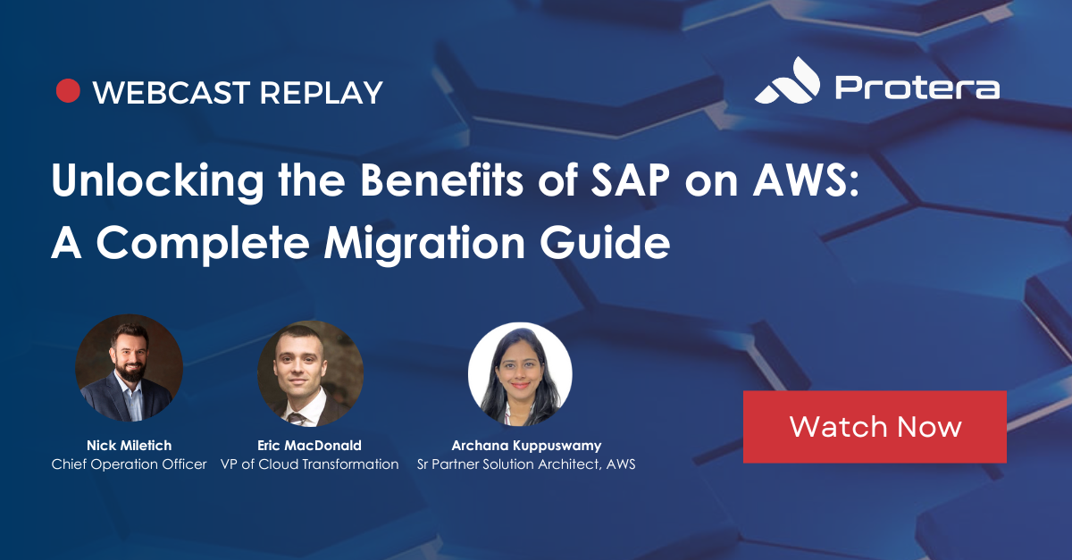 Webinar Replay - Unlocking the Benefits of SAP on AWS: A Complete Migration Guide